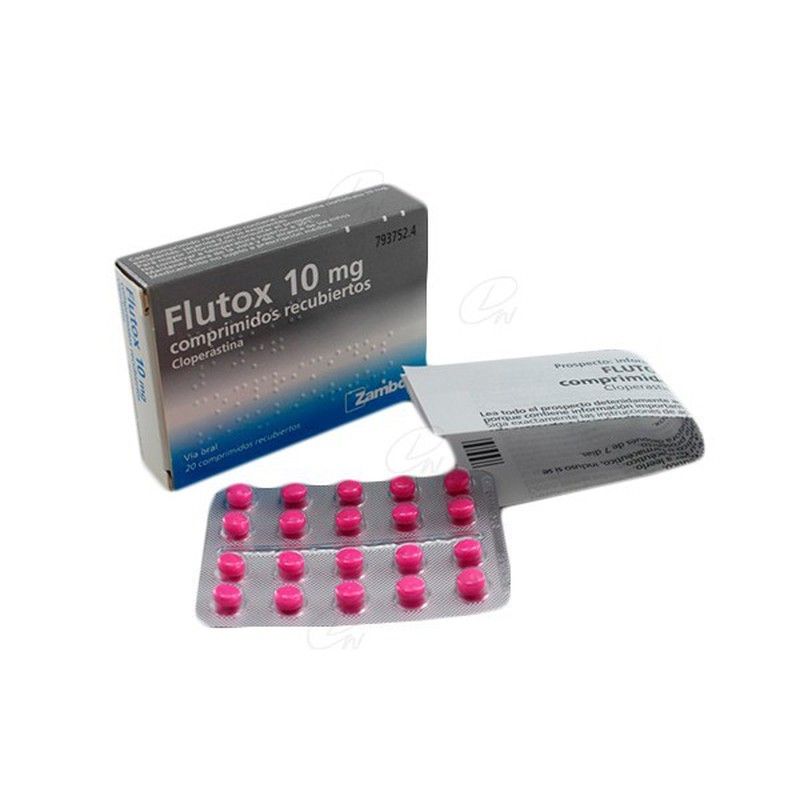 Flutox 10 Mg Comprimidos Recubiertos 20 Comprimidos — FARMAPROXI
