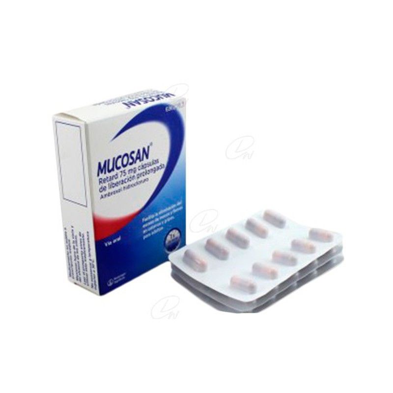 Mucosan Retard 75 Mg Capsulas De Liberacion Prolongada 30 Capsulas — FARMAPROXI